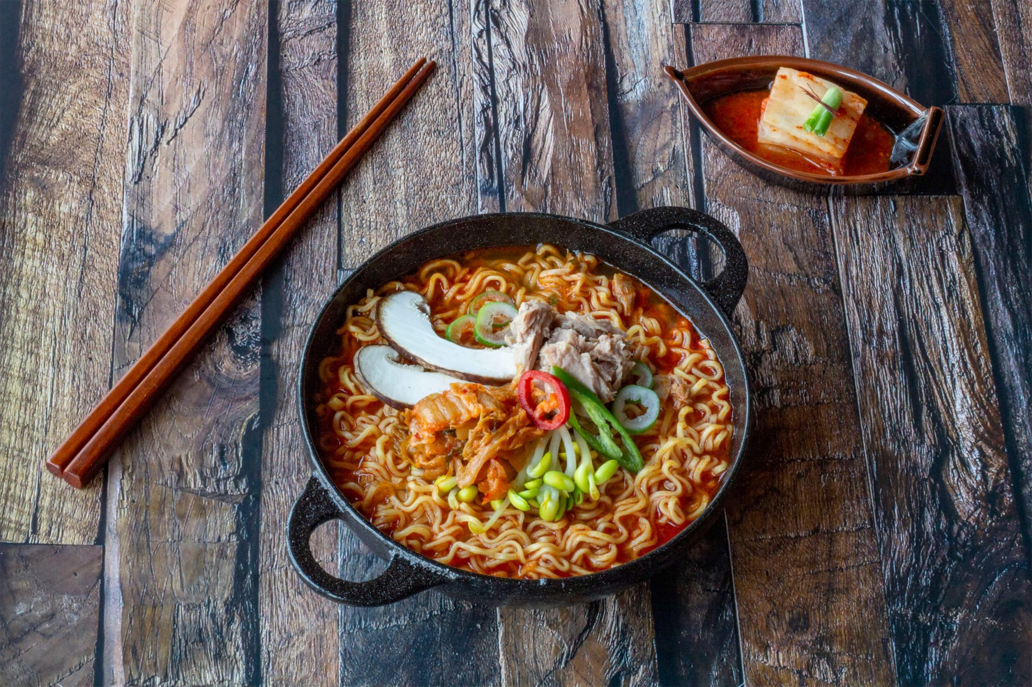 Tuna Kimchi Ramen Recipe | Jongga